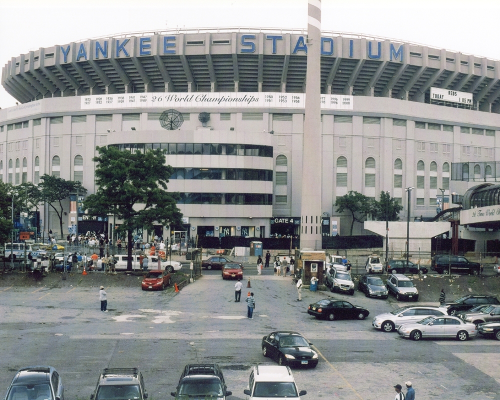 Old Yankee Stadium Exterior View | MLB Stadiums Framed Print